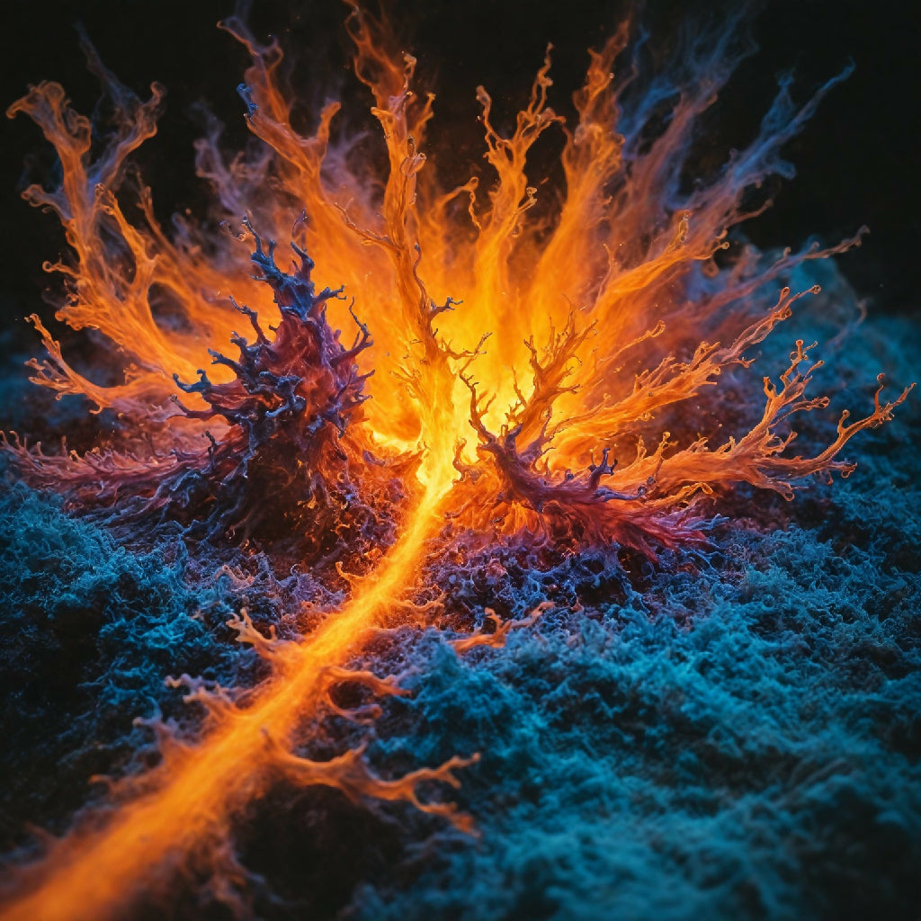 Dreamlike Firestorm: A Captivating AI-Generated Artwork