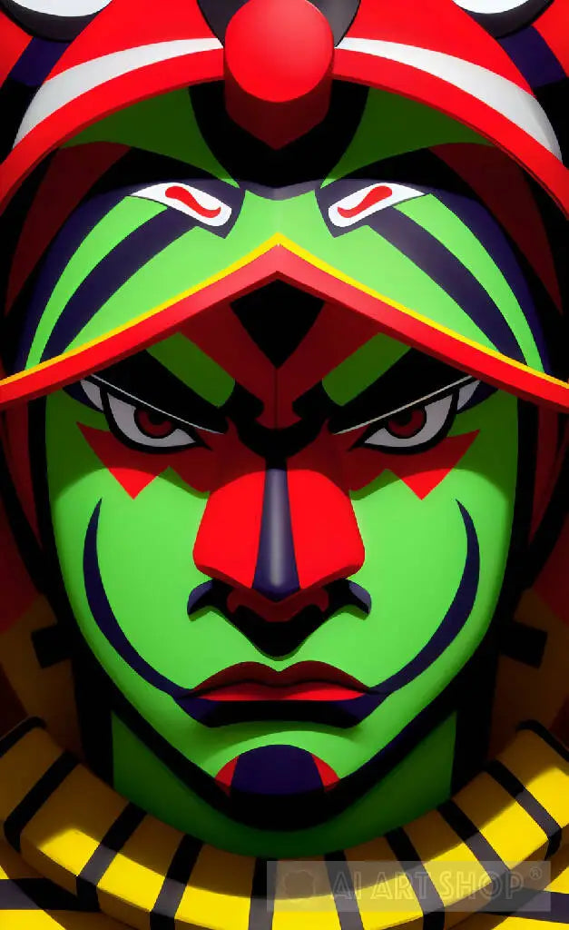 Kabuki mask 1