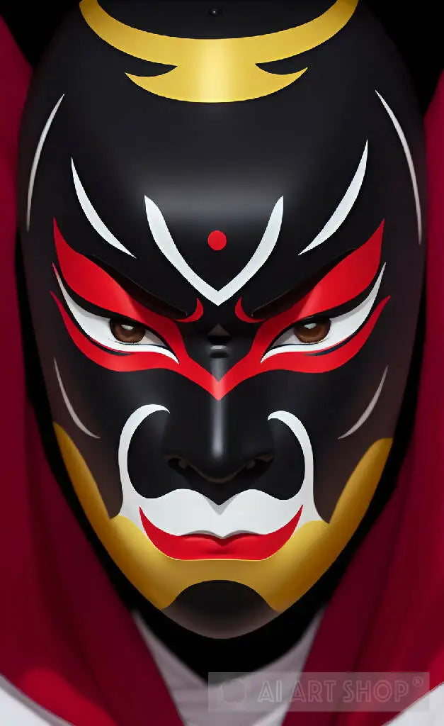 Kabuki mask 3