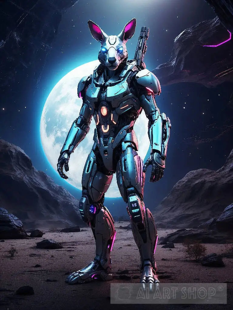 Kangaroo in cyborg body #2