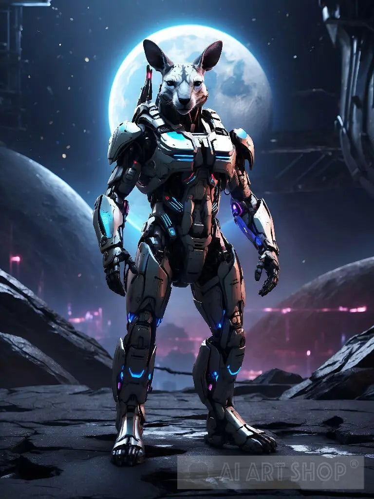 Kangaroo in cyborg body #3