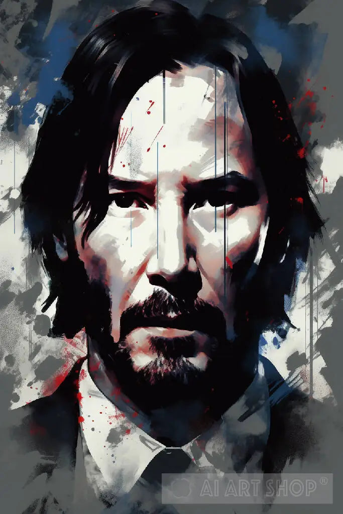 john wick, illustration