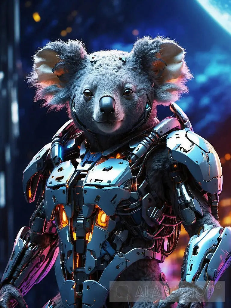 Koala in cyborg body #1