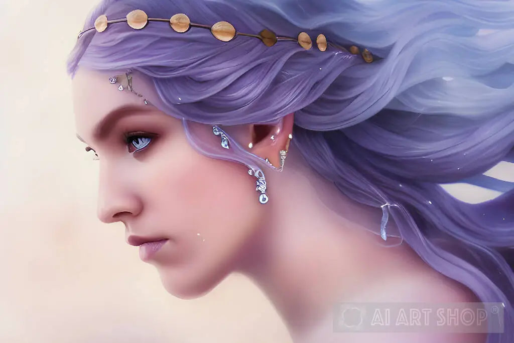 Lady princess purple