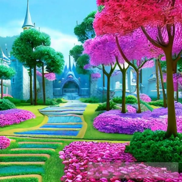 Landscape designed using artificial intelligence