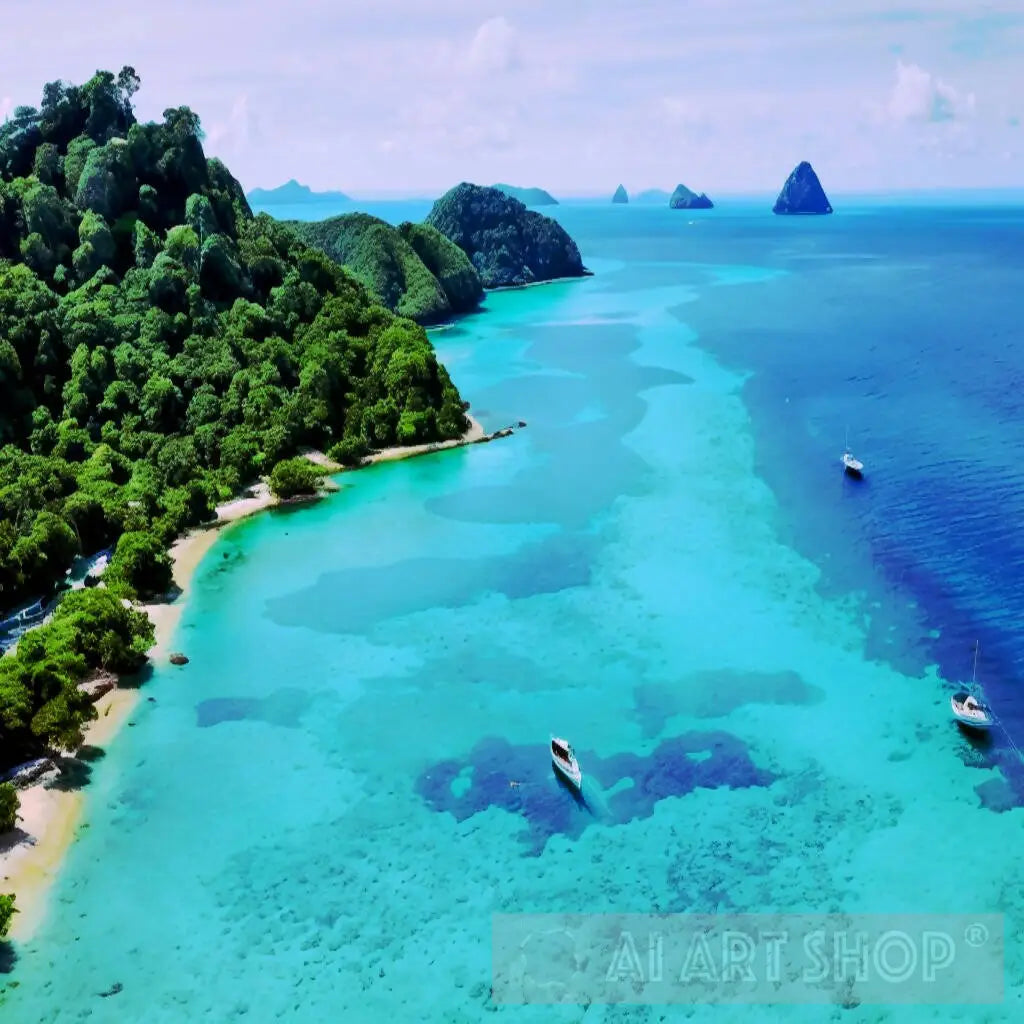 Landscape, sea, coastline, vacation, ocean, beauty, beach, waves