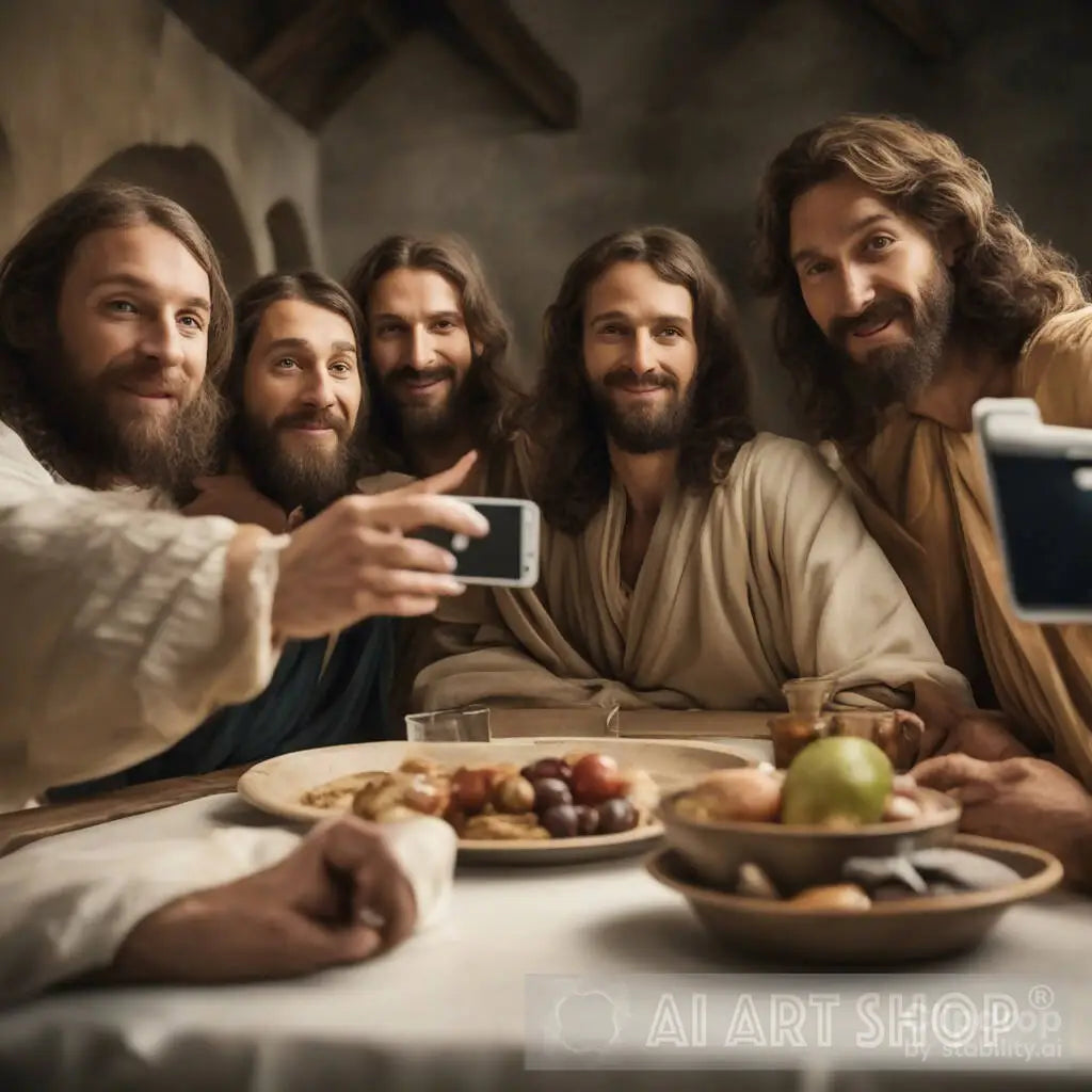 last supper selfie