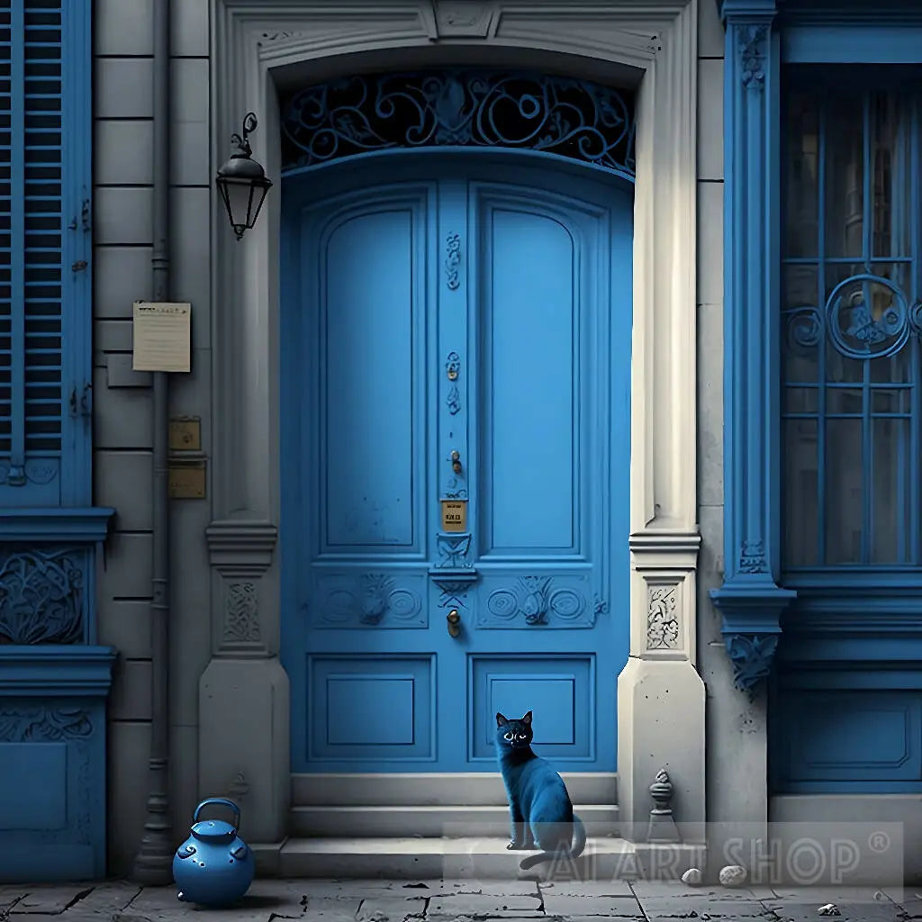 Le chat bleu