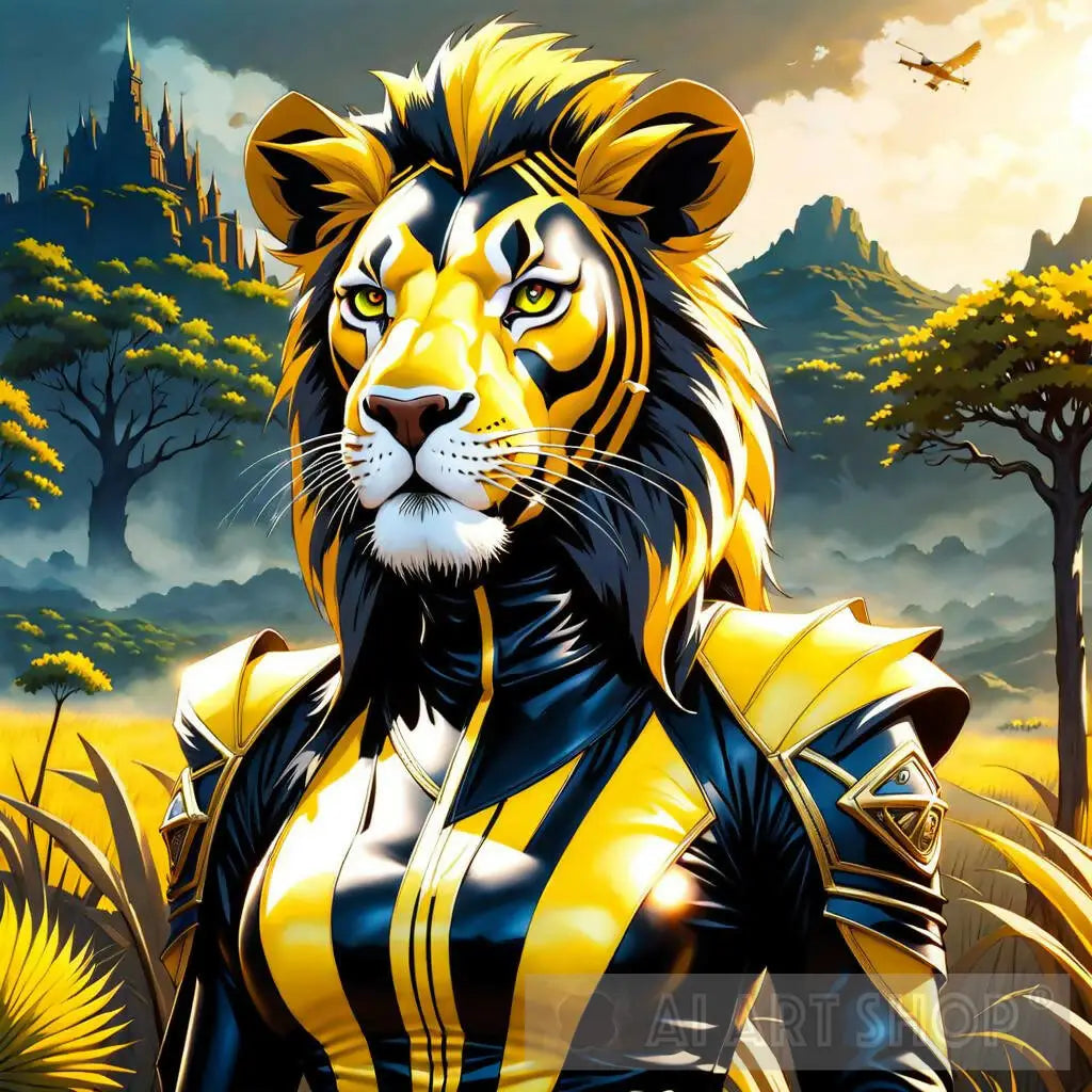 Female lion portrait