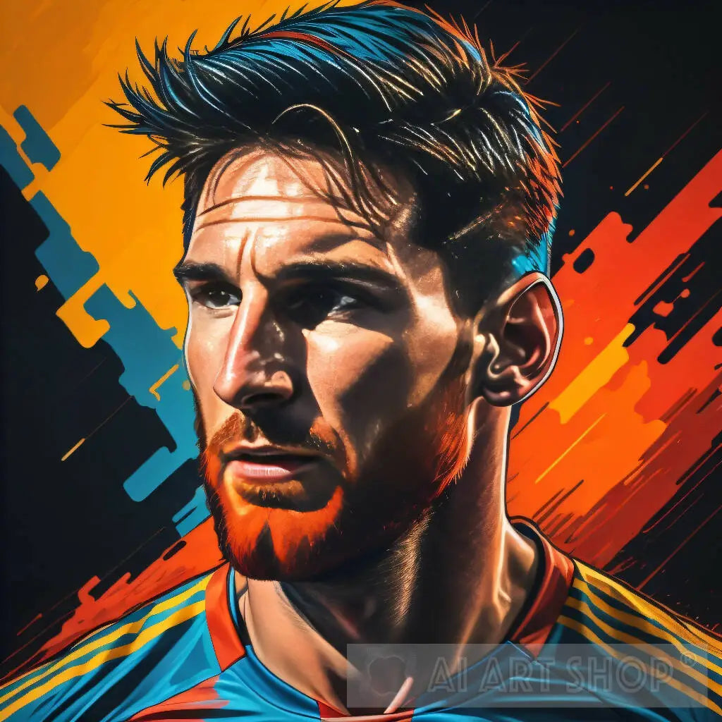 Messi,Art, Digital art,