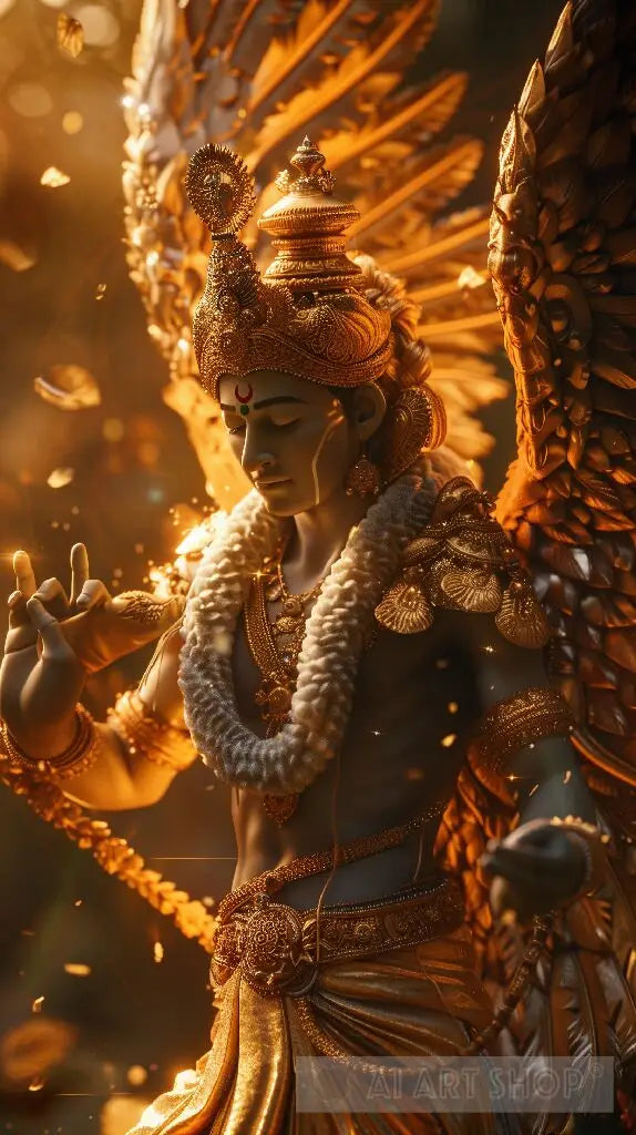Lord Garuda Contemplating