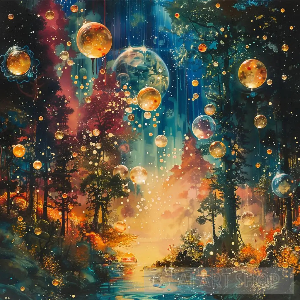 Luminescent Forest - Surreal Lowbrow Art