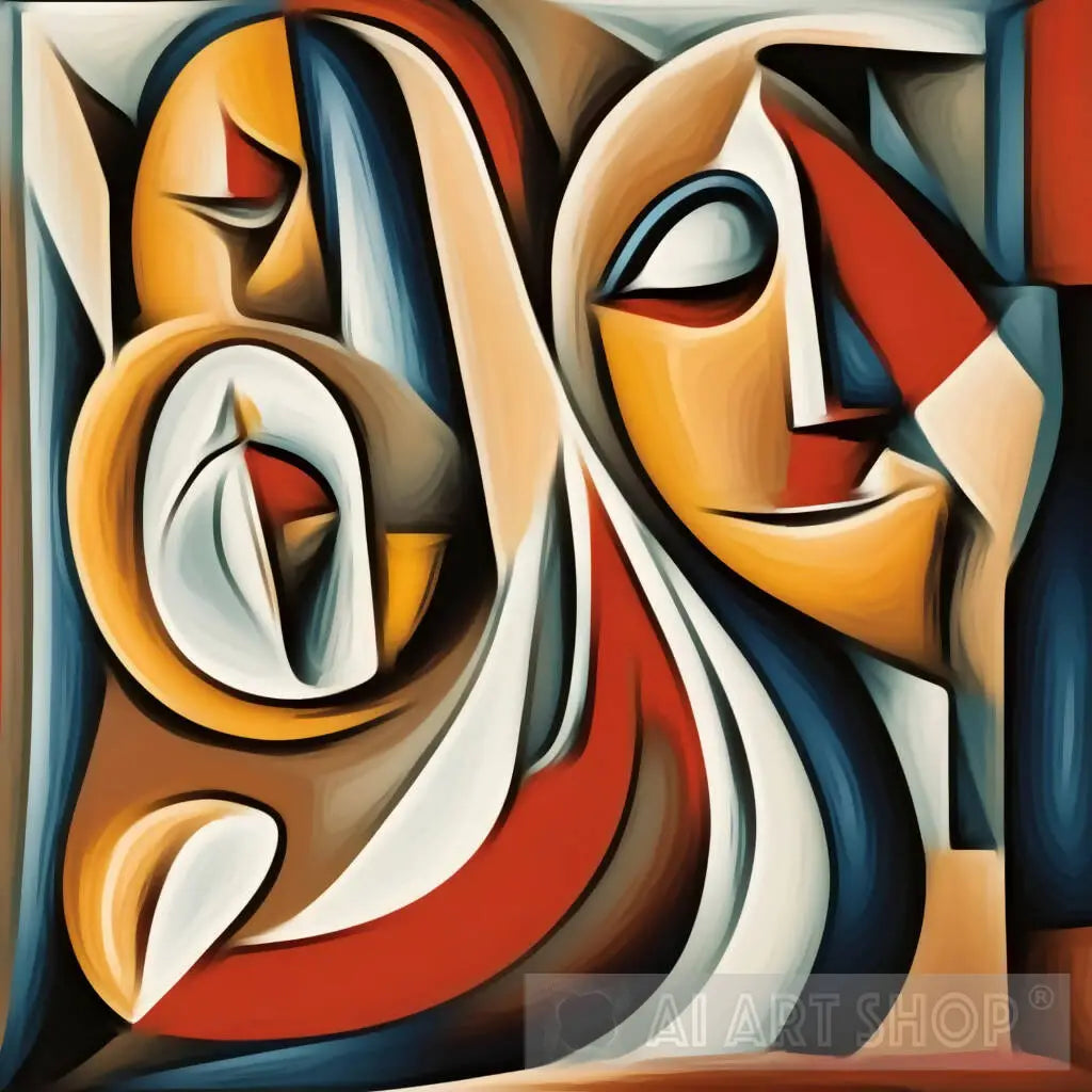 Lying Flat - AI-abstract art by AI.ARTISTRY