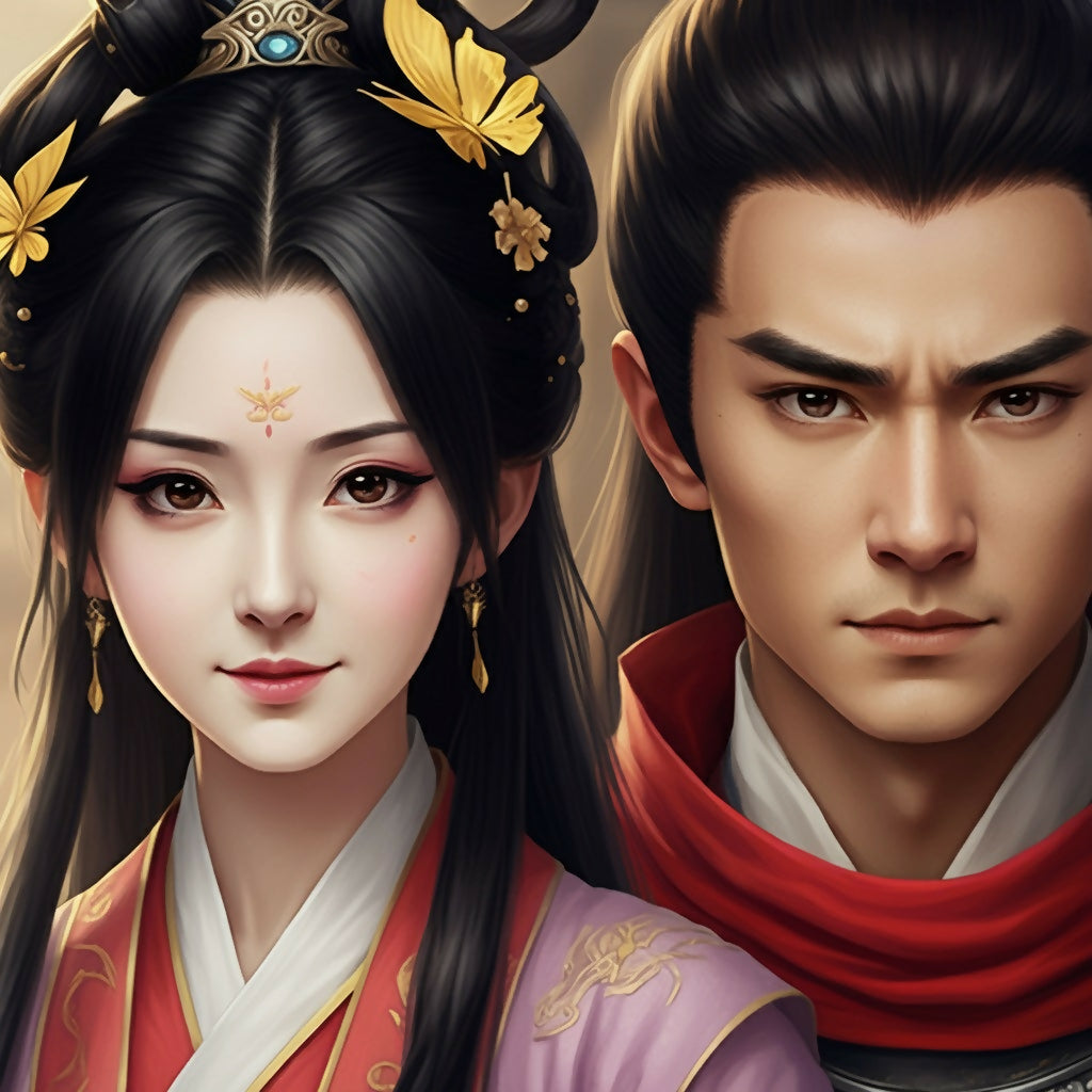 Google AI Huang Rong and Guo Jing