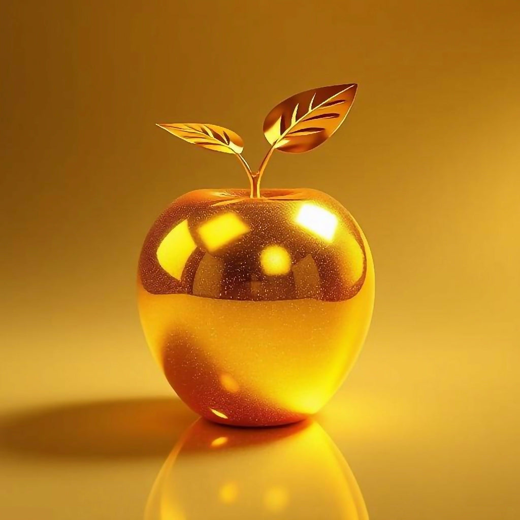 Apple in golden design No. 1