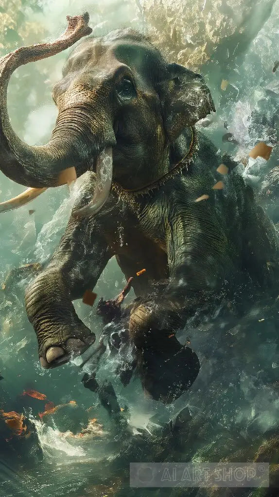 Majestic Elephant, gajendra, hindu mythology