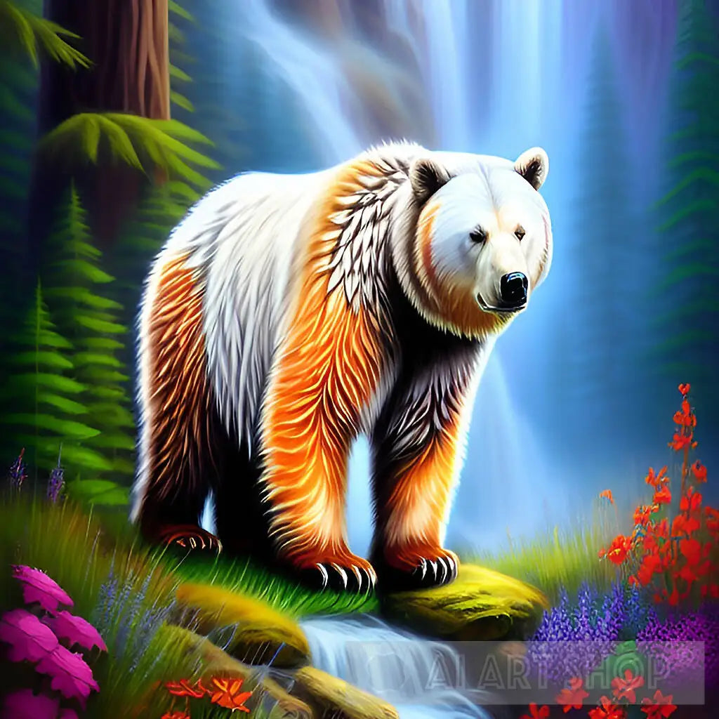 Majestic spirit forest bear