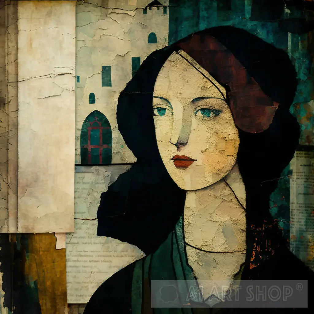 Medieval Muse: A Patchwork Portrait