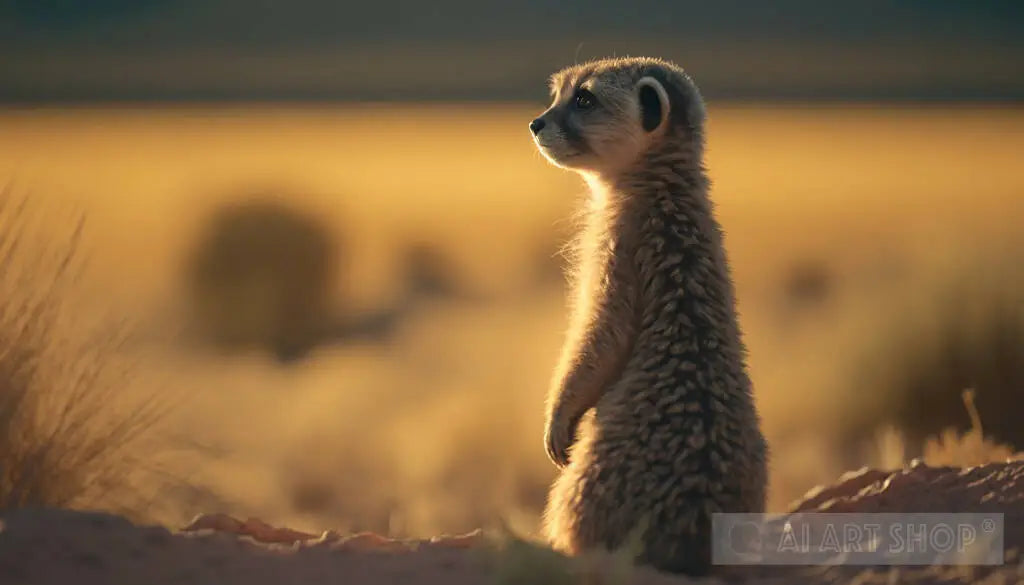 Meerkat keeping watch