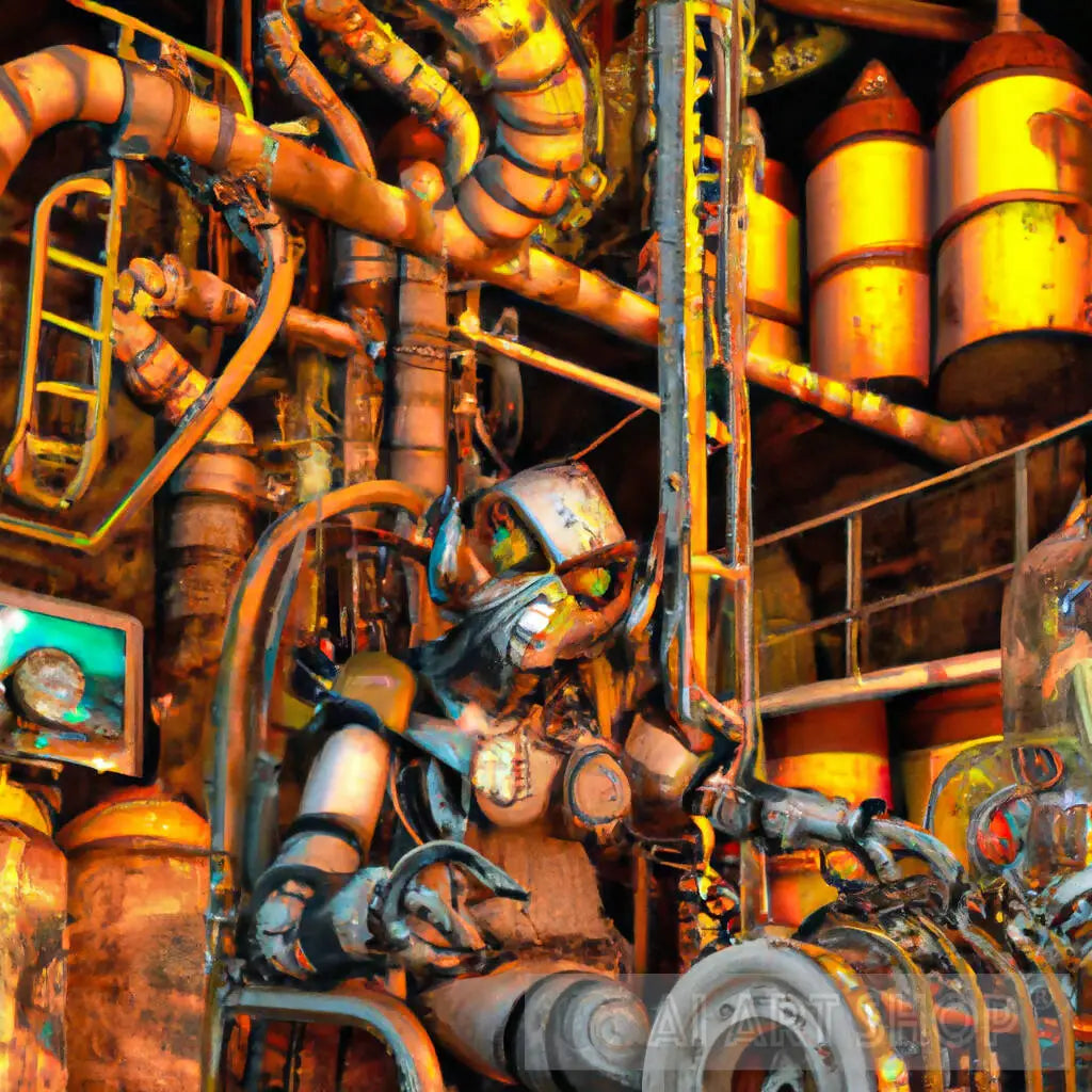 Meet The New Boss: AI generated comic book style sci-fi art paintin...