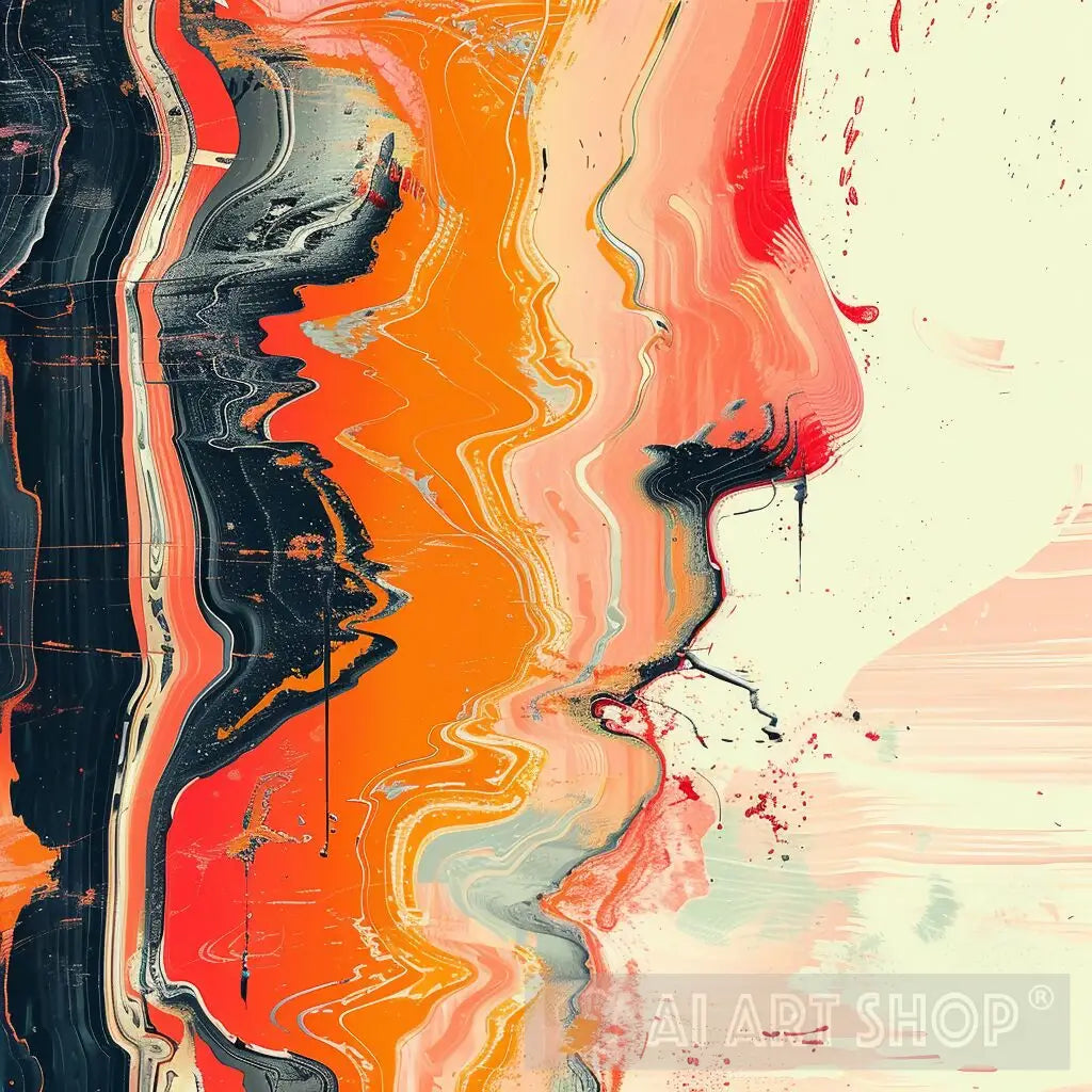 Melting Spectrum: Abstract Digital Art with Vibrant Colors and Flui...
