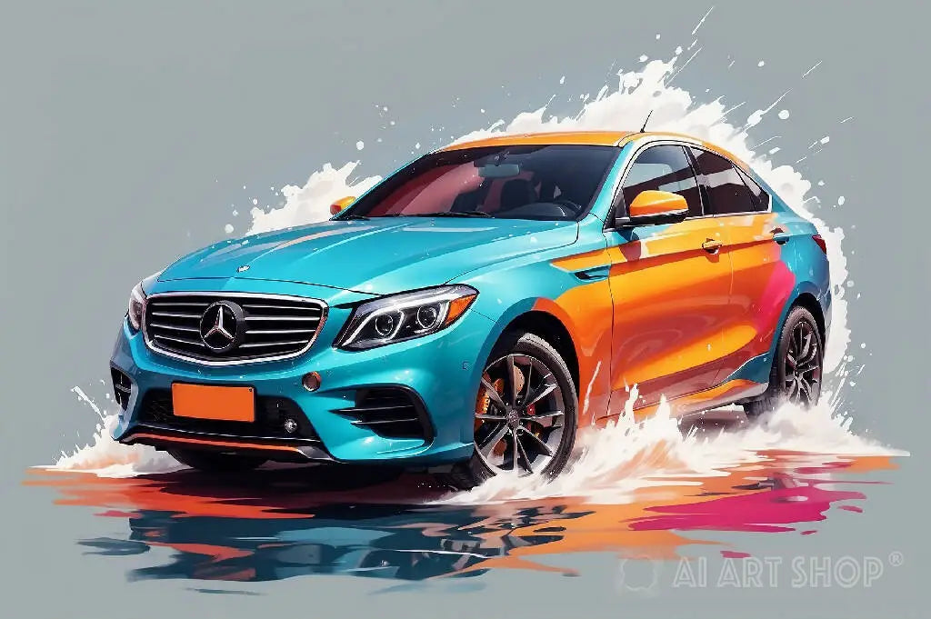 Mercedes splash art