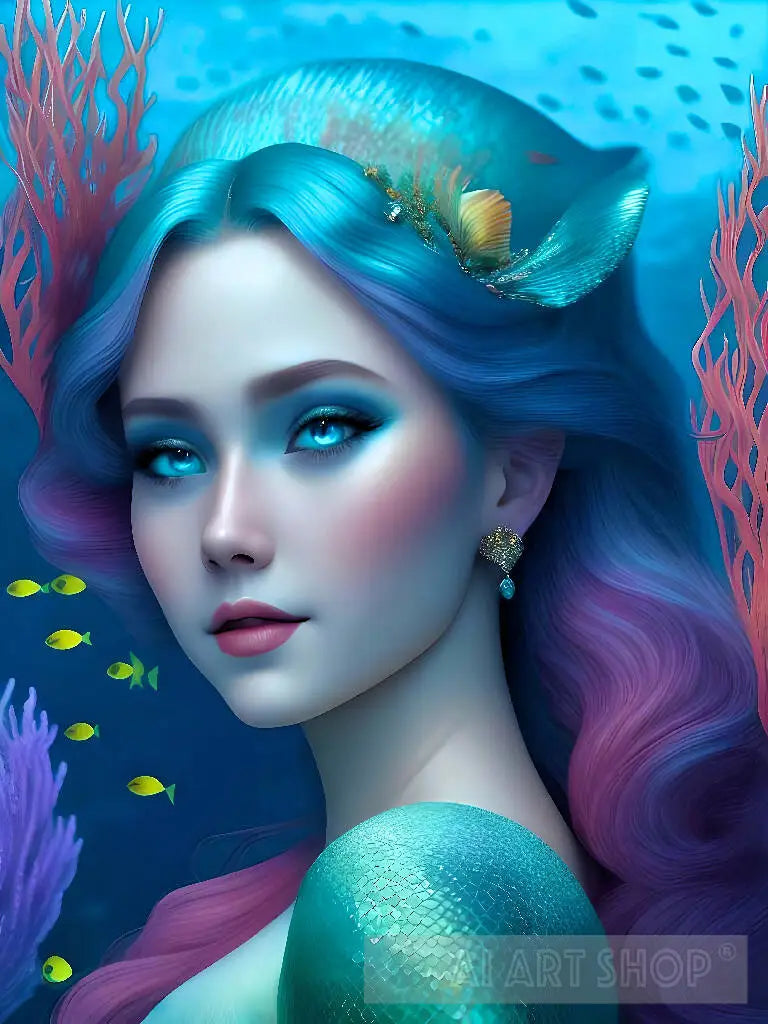 Mermaid and Yellow Fish