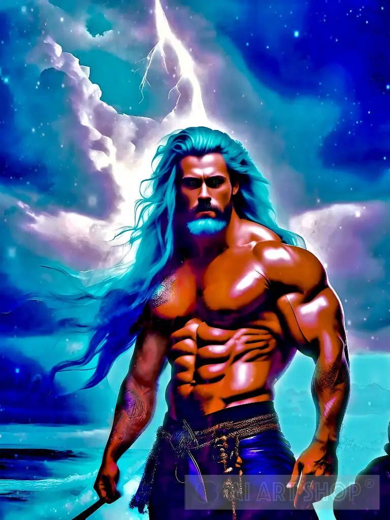 Merman on a Stormy Night