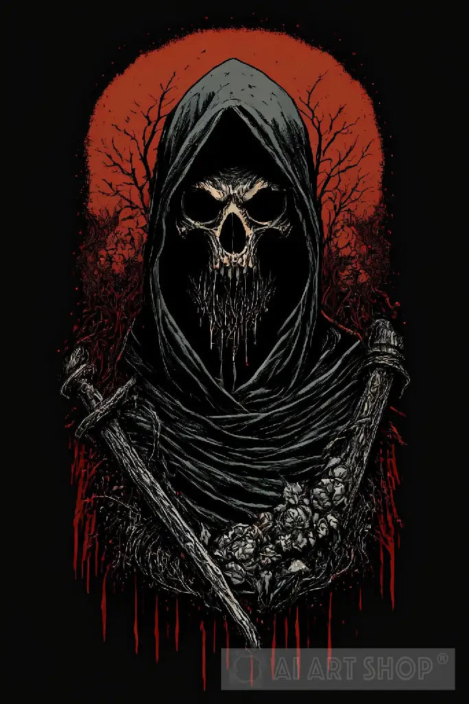 Reaper Shirt Design Metal Band Merchandise