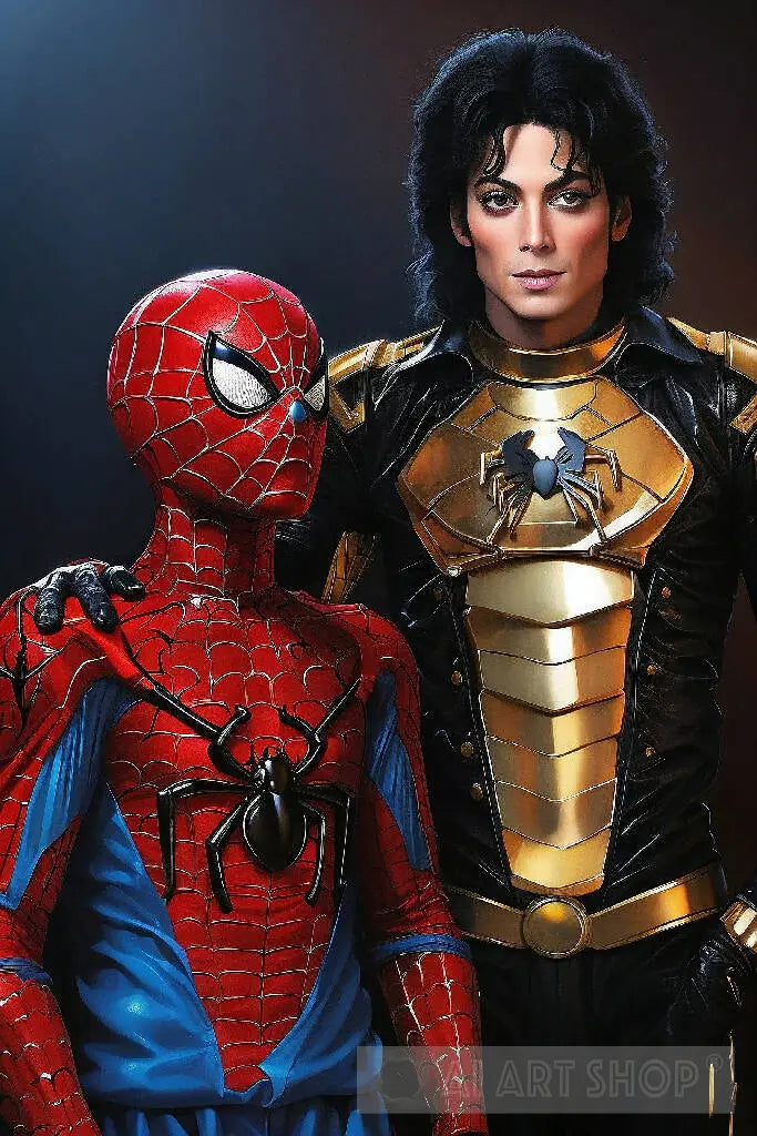 Michael Jackson & Spider Man