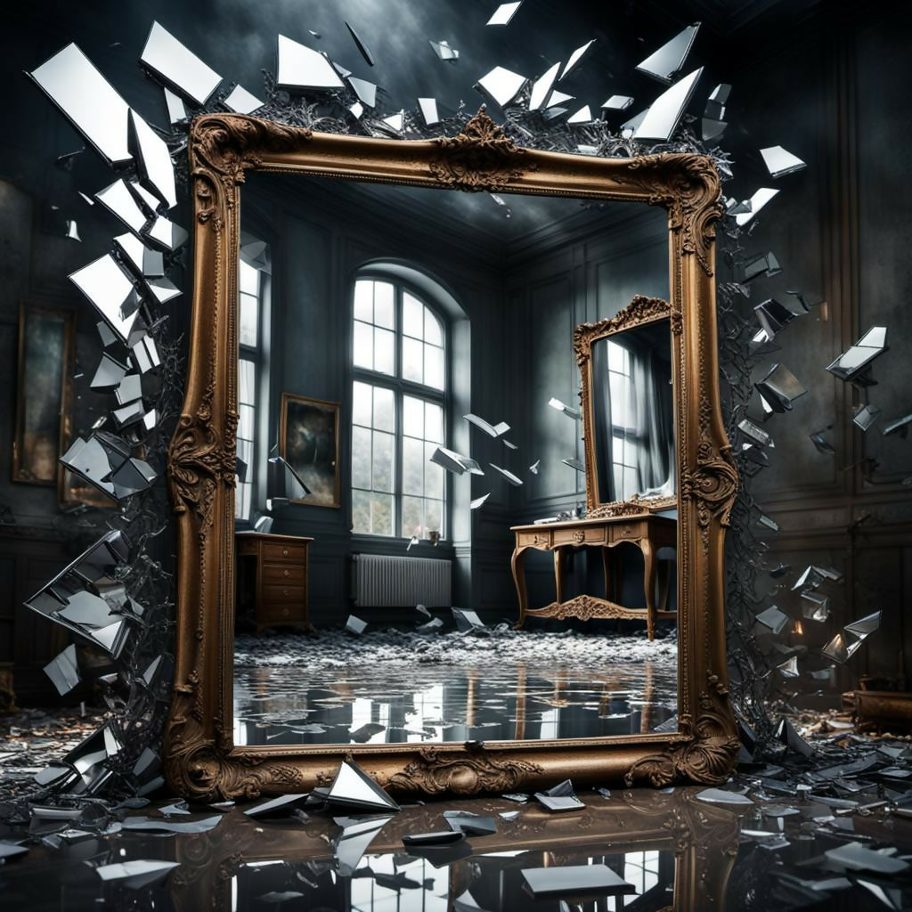 Shattered Mirror AI Art: A Stunning Visual Experience