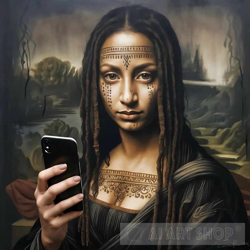 Modern Lisa AI Painting