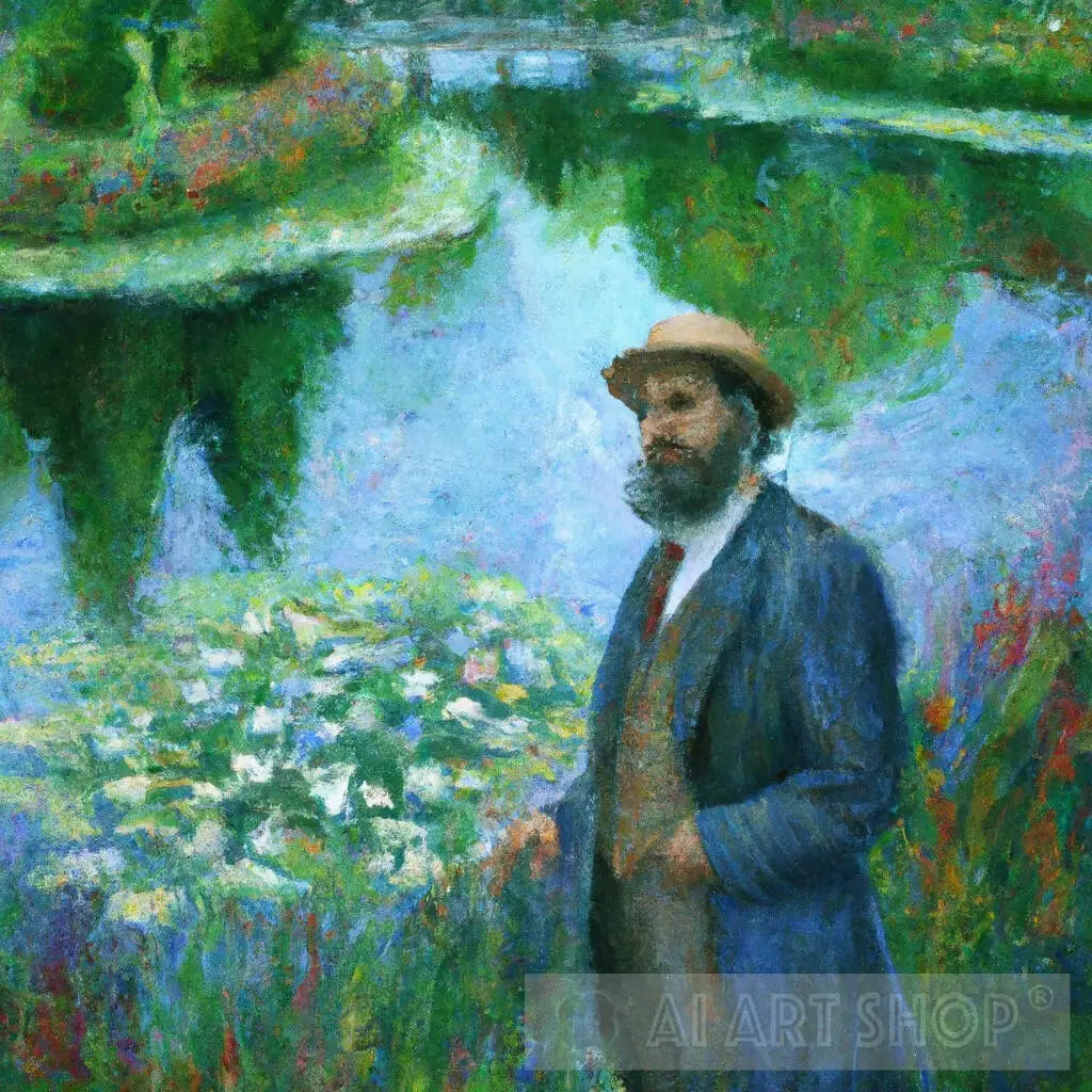 Monet self-portrait