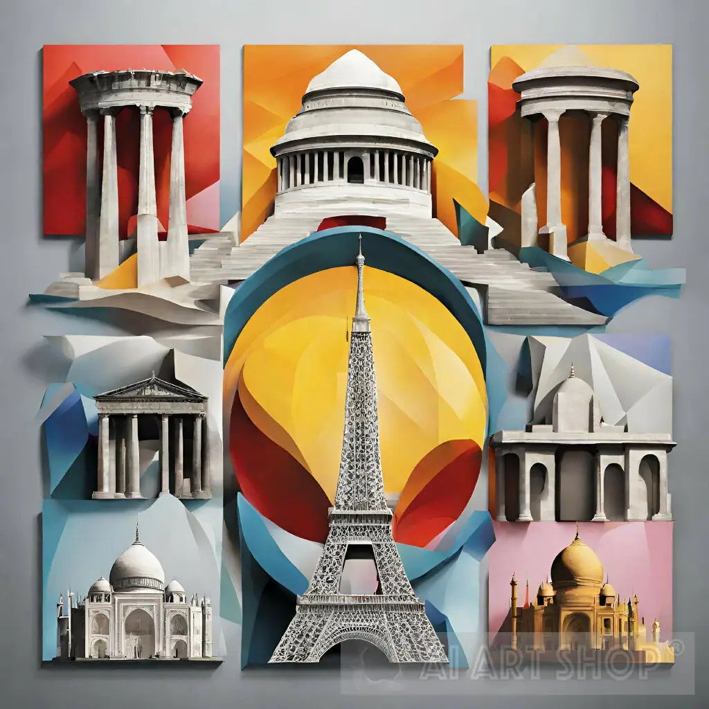 Buy” Monuments” AI art for sale