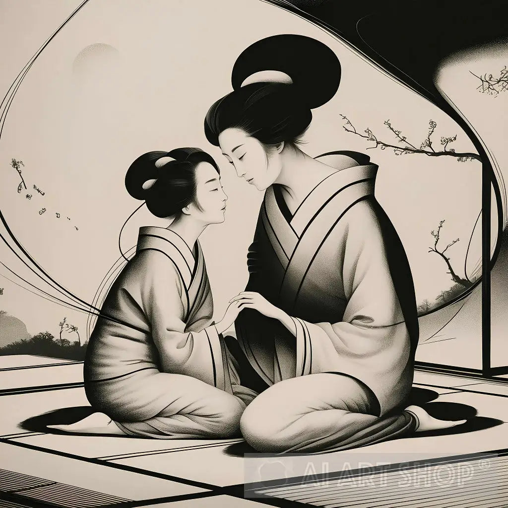 Mother with daughter