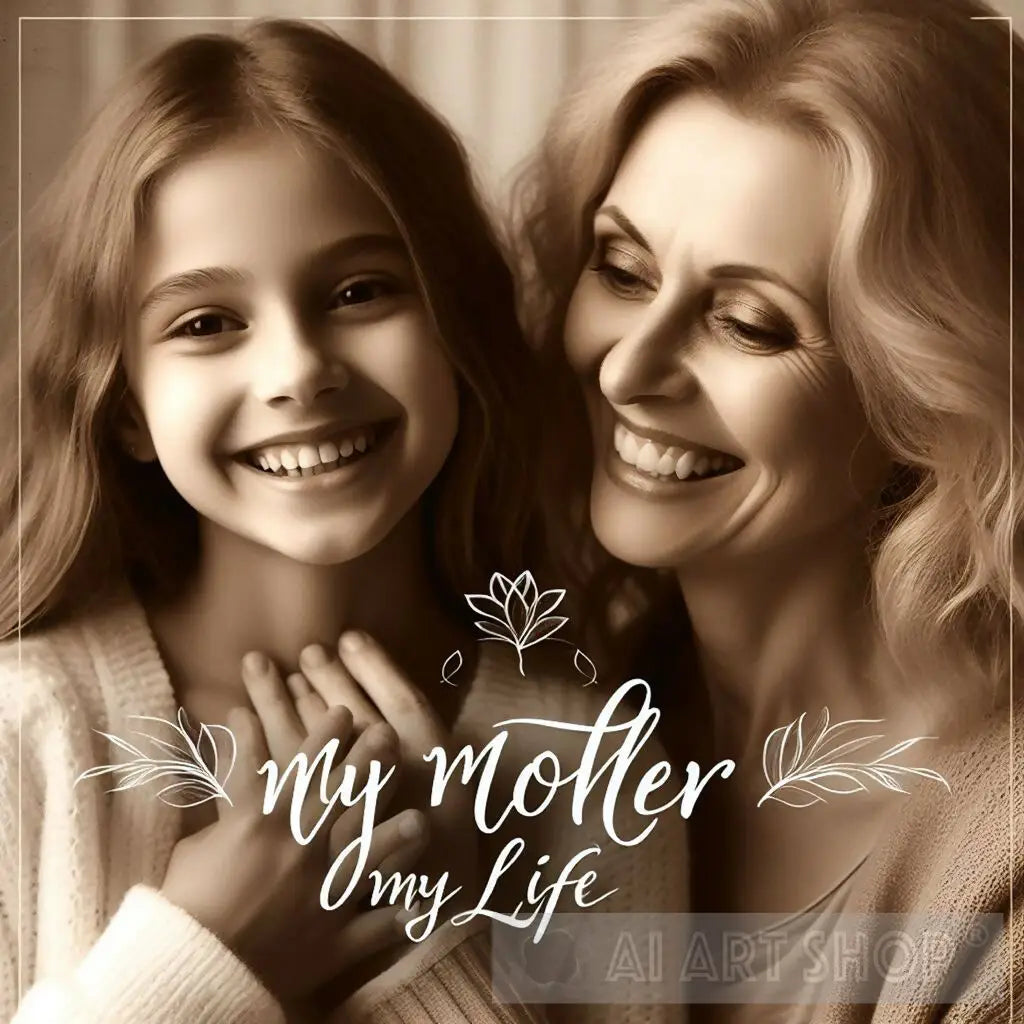 An expressive image of my love for my mother and celebrating Mother...
