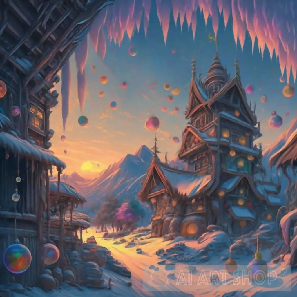 mountain village, mountain, snow, winter, hiking, ski, skiing, alpi...