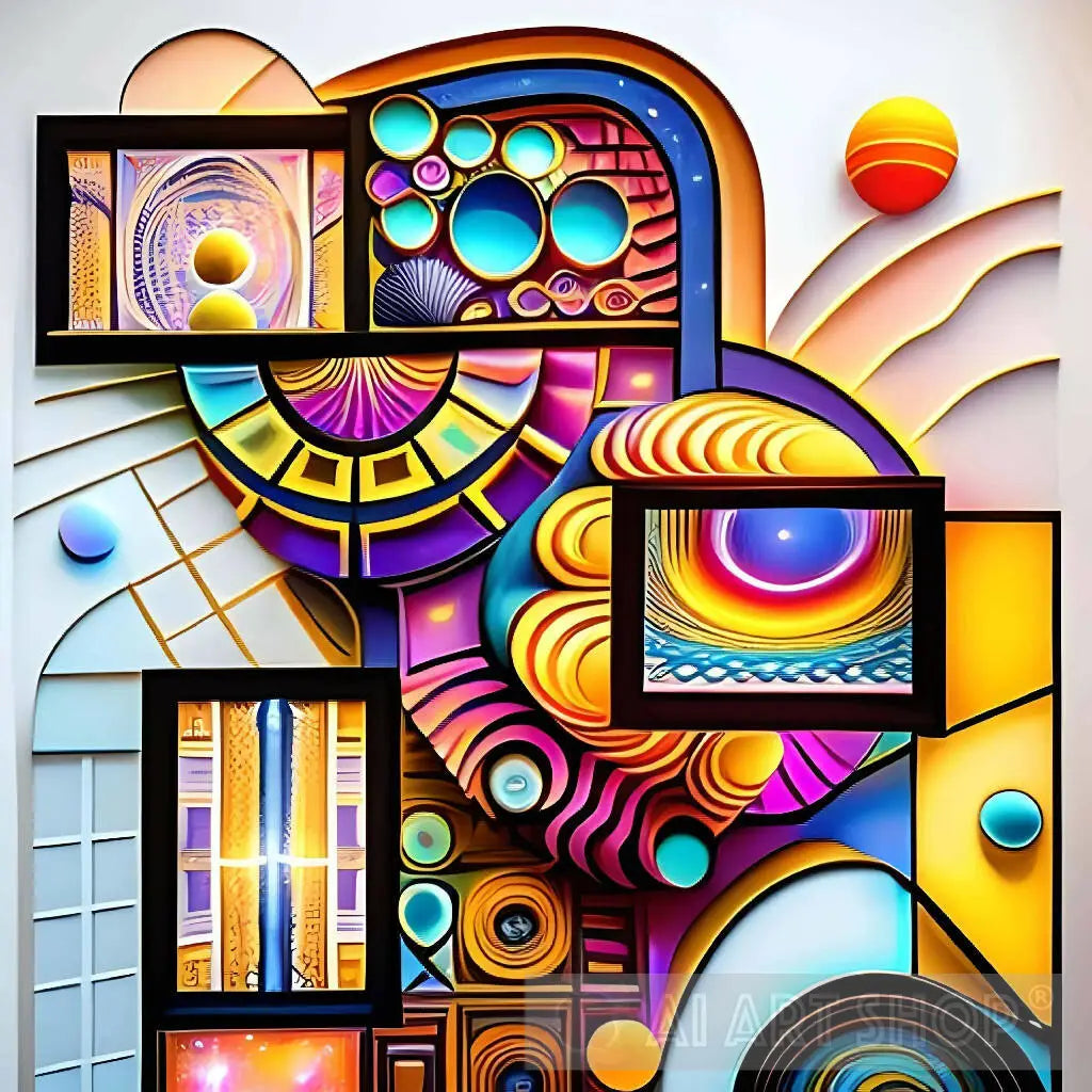 artist, abstract, ai art, figurative, colorful, digital