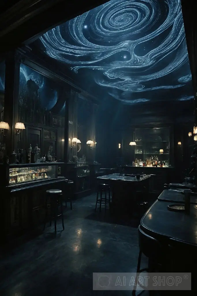 Movie still of the hr giger museum bar in the s...