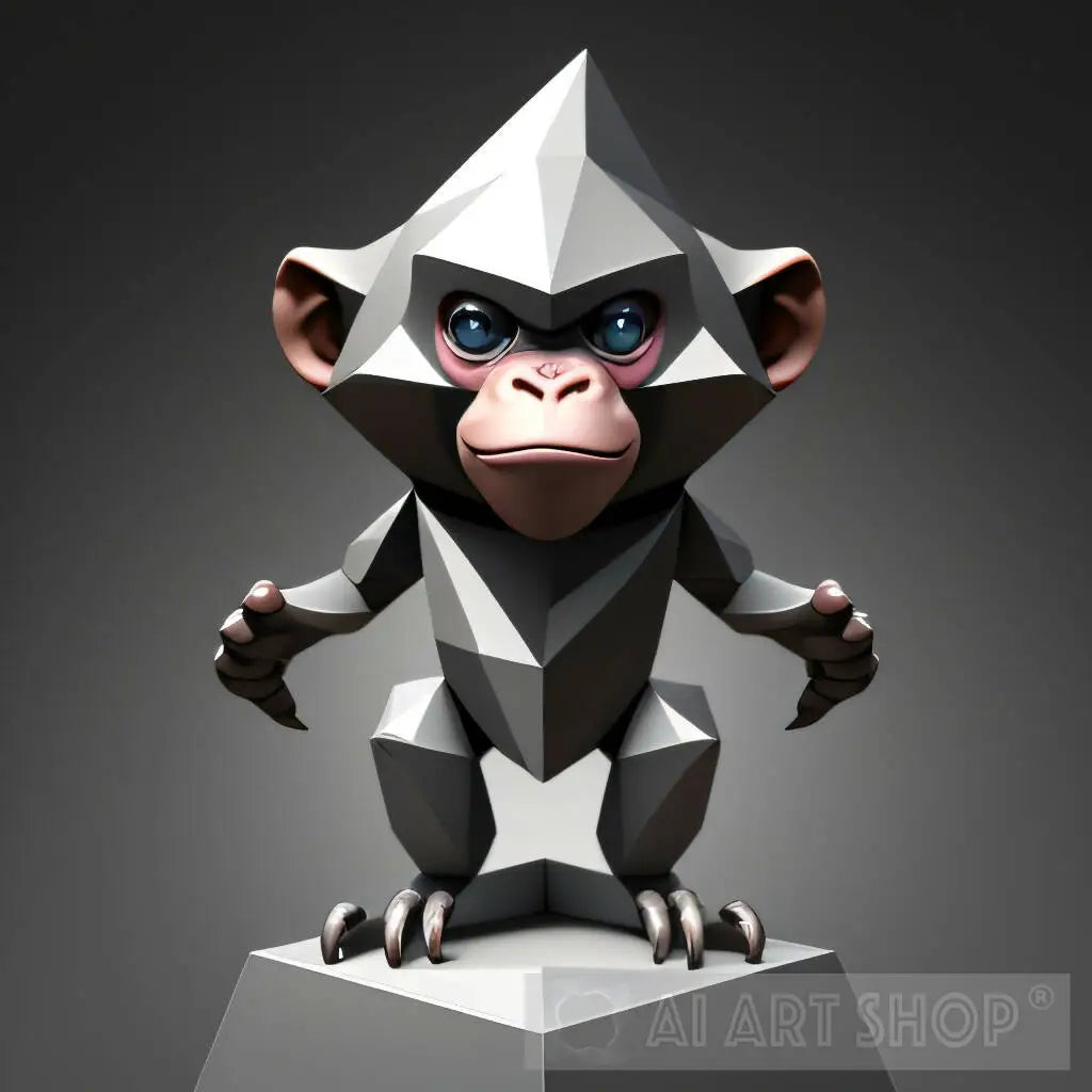 Monkey AI Art