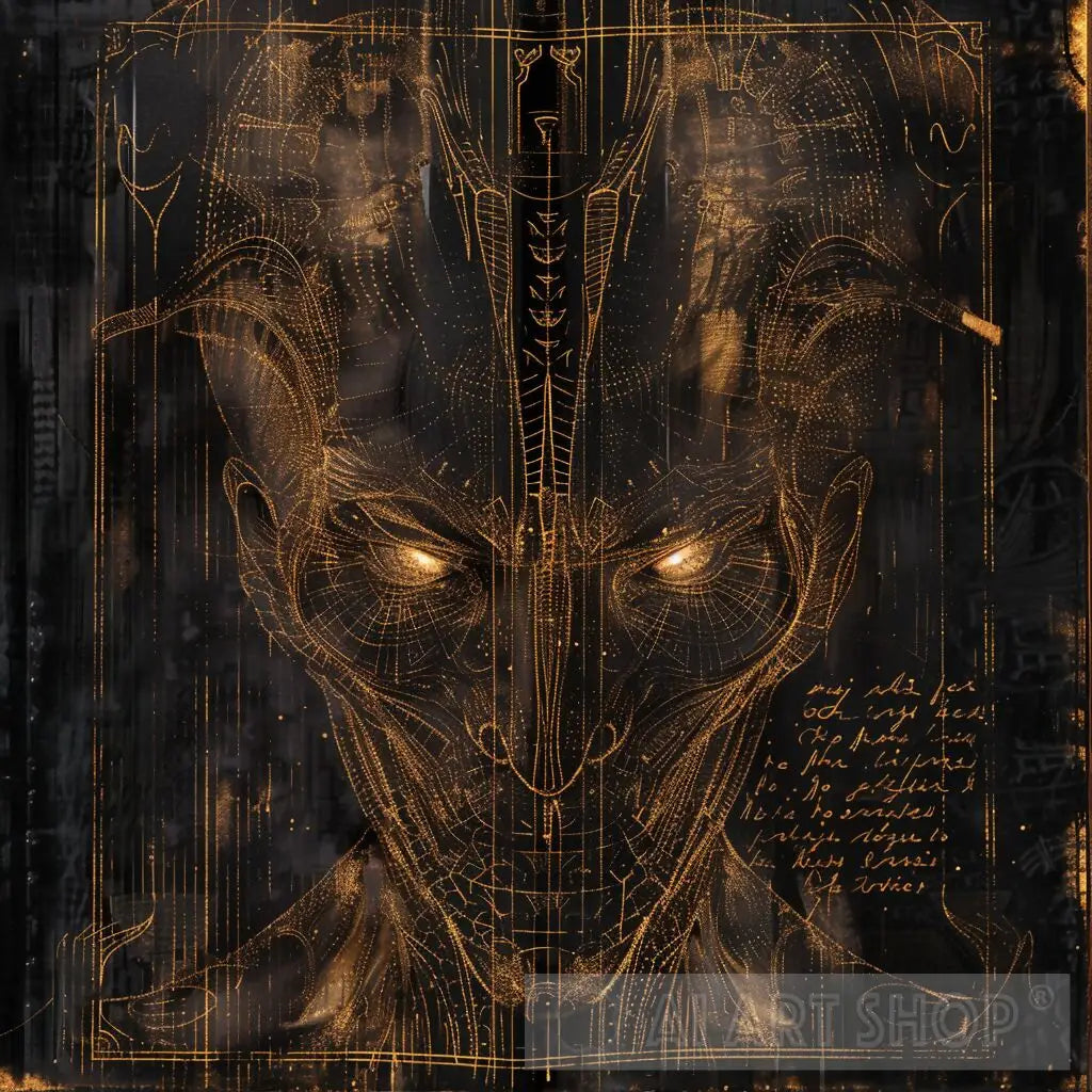 Mysterious Ancient Book of the Sick, Anubis, black paper with intricat