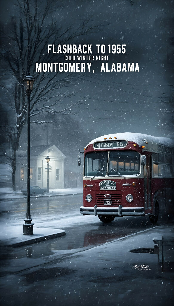 Create a flashback scene to 1955