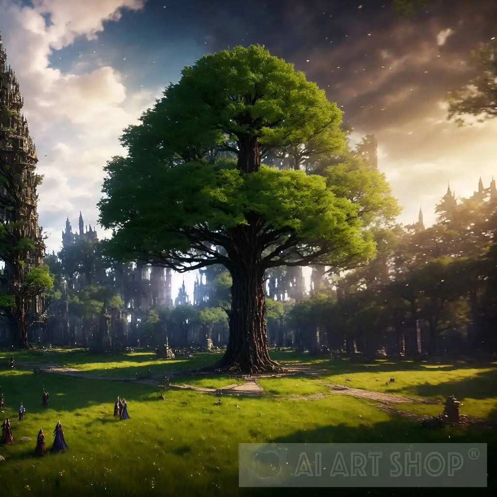 tree, magic, stamina, nature, time