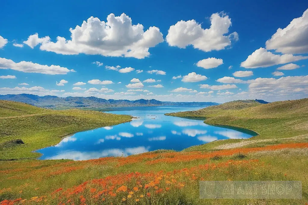 Serene Landscapes Nature-inspired Art Scenic Views Tranquil Wall De...