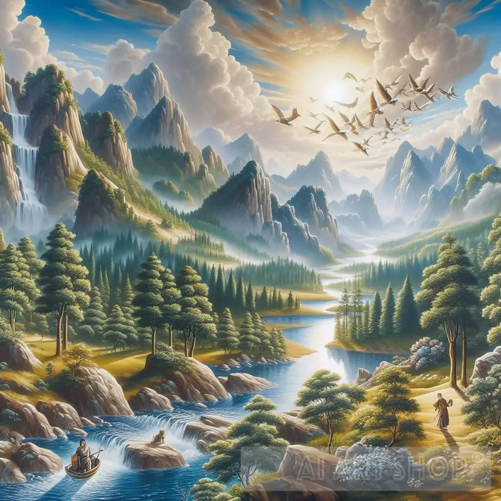 Landscape Mural Wild Nature