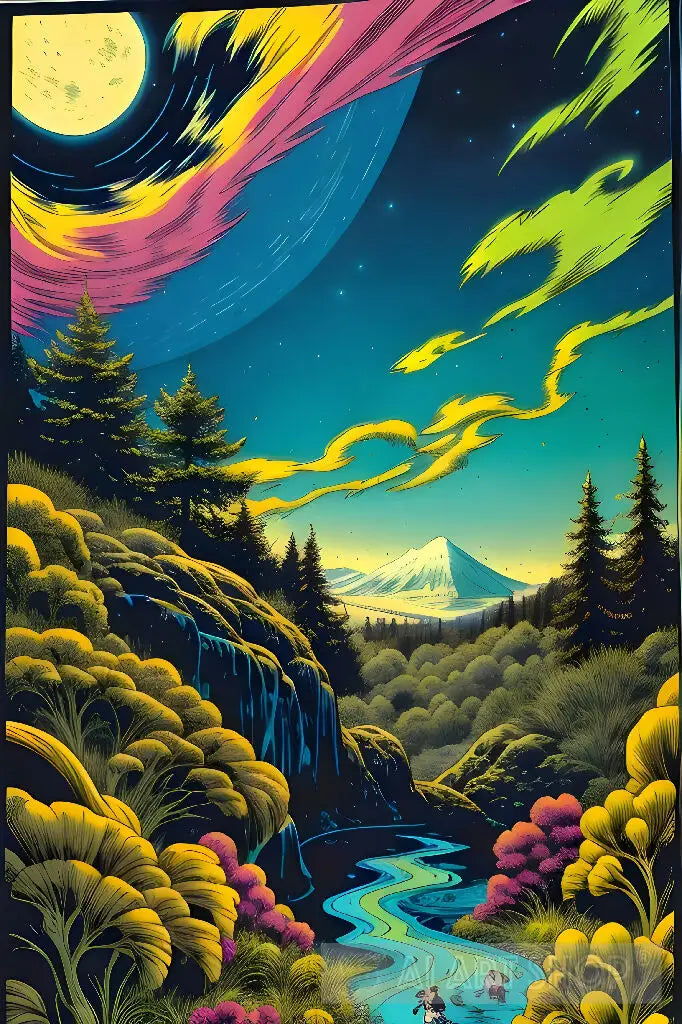 Neo-Nature: A Harmonious Blend of Technology and Wilderness - AI Art