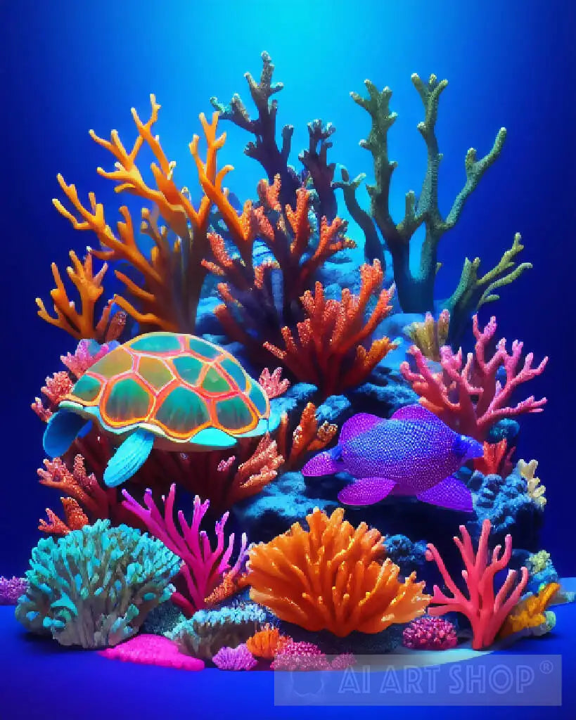 Colorful Coral Reefs Painting