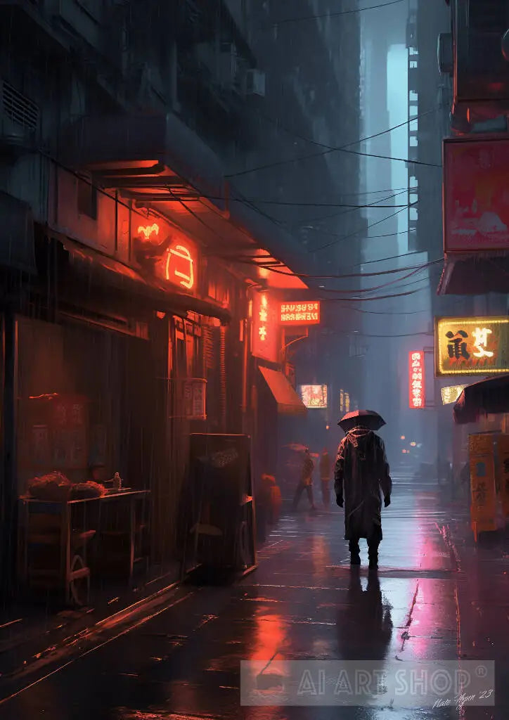Neon Dystopia: Cyberpunk Art by Nate Flynn | Android Dreams Collection