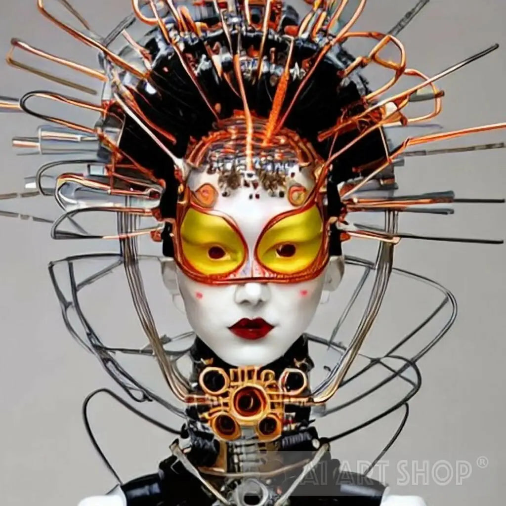 Neon Geisha Droid - Yellow Shade