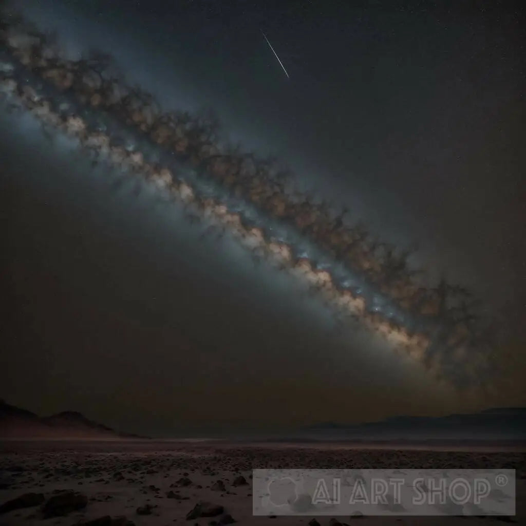 Exoplanet Nocturne: AI Art Illuminates Alien Night Skies